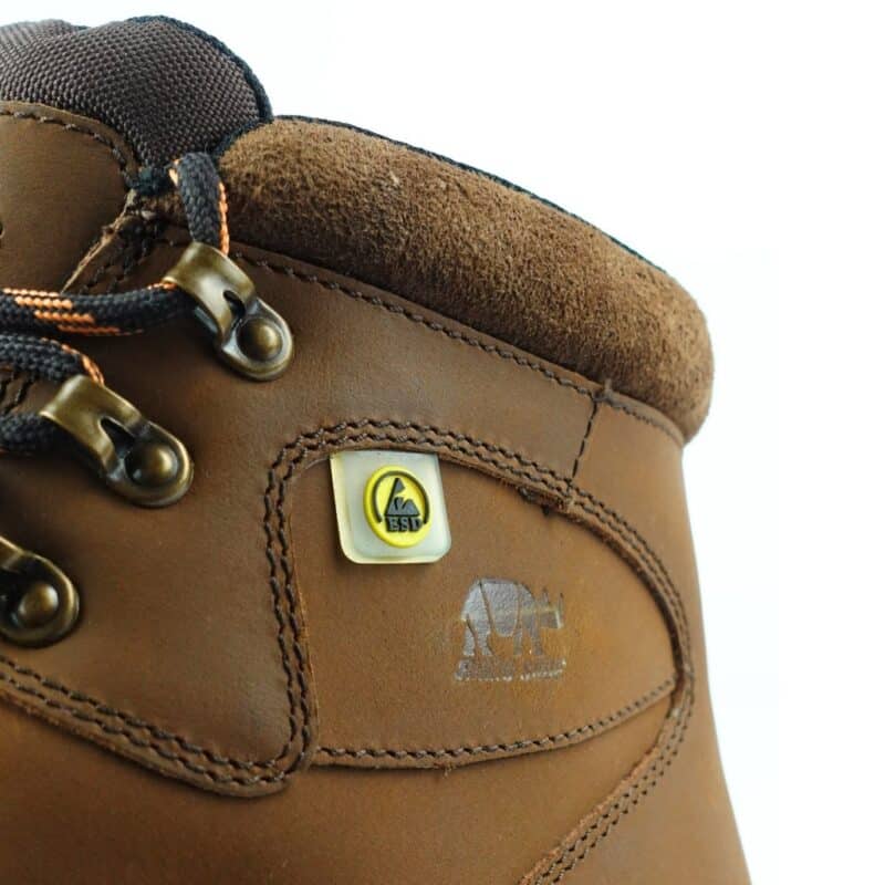 Safety and Comfort: Mid Cut Lace Safety Shoes by RHINO SHOE