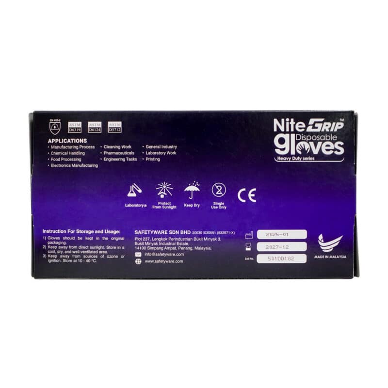 NEX80 Nitrile Disposable Gloves: Superior Grip and Durability