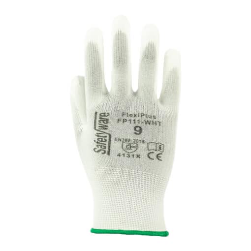 SAFETYWARE FP111 PU Palm Coated Gloves: Excellent Dexterity