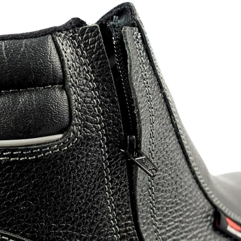 Mid-Cut Zip-Up Safety Shoes: Superior Construction with DVT