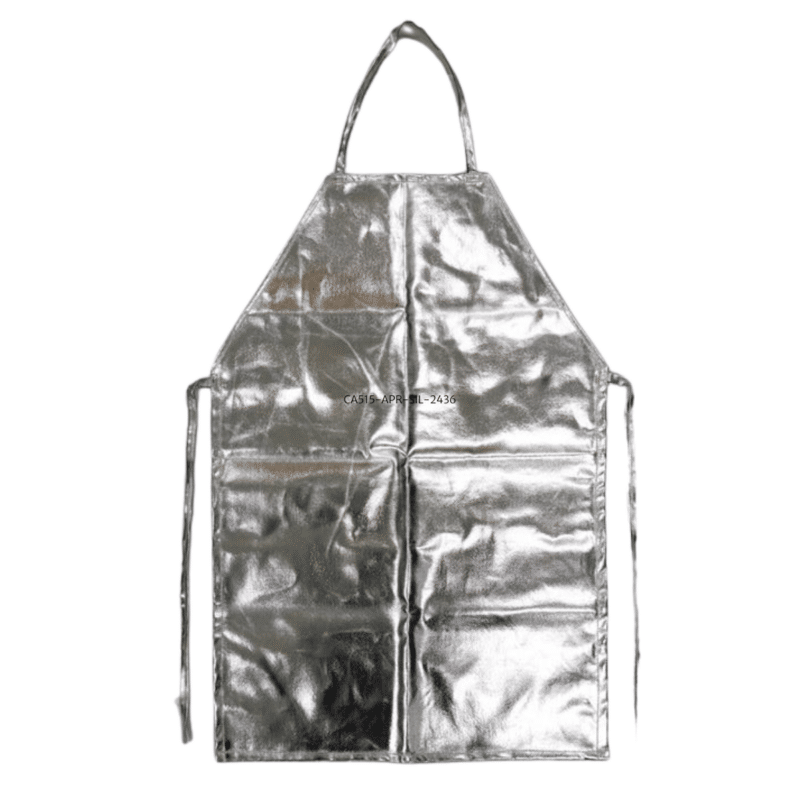 SAFETYWARE Aluminized Carbon-Aramid Heat Protection Apron