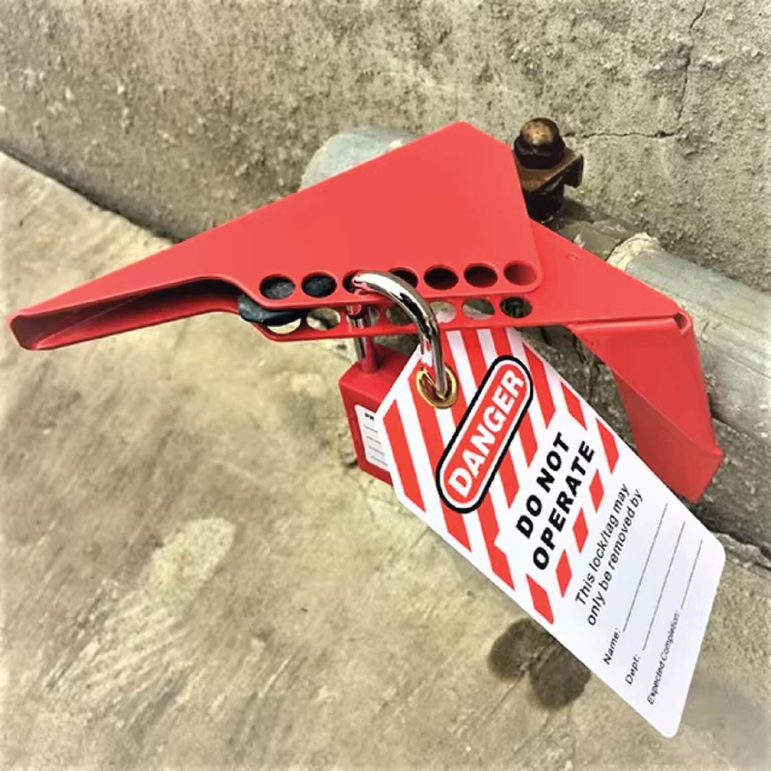 Durable Ball Valve Lockout Device for Electrical Safety Protocols ...
