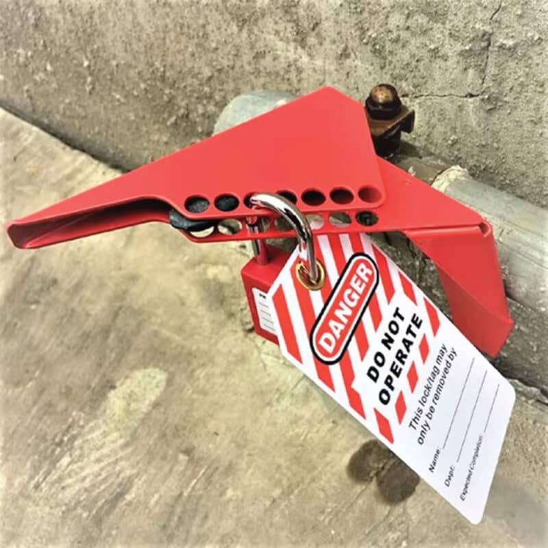 Durable Ball Valve Lockout Device for Electrical Safety Protocols ...