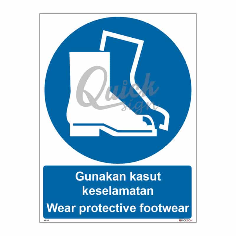 MS025 Wear protective footwear - Safetyware Group