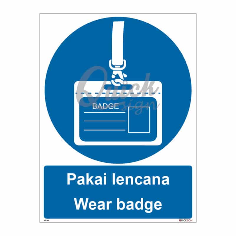 MS046 Wear badge - Safetyware Group