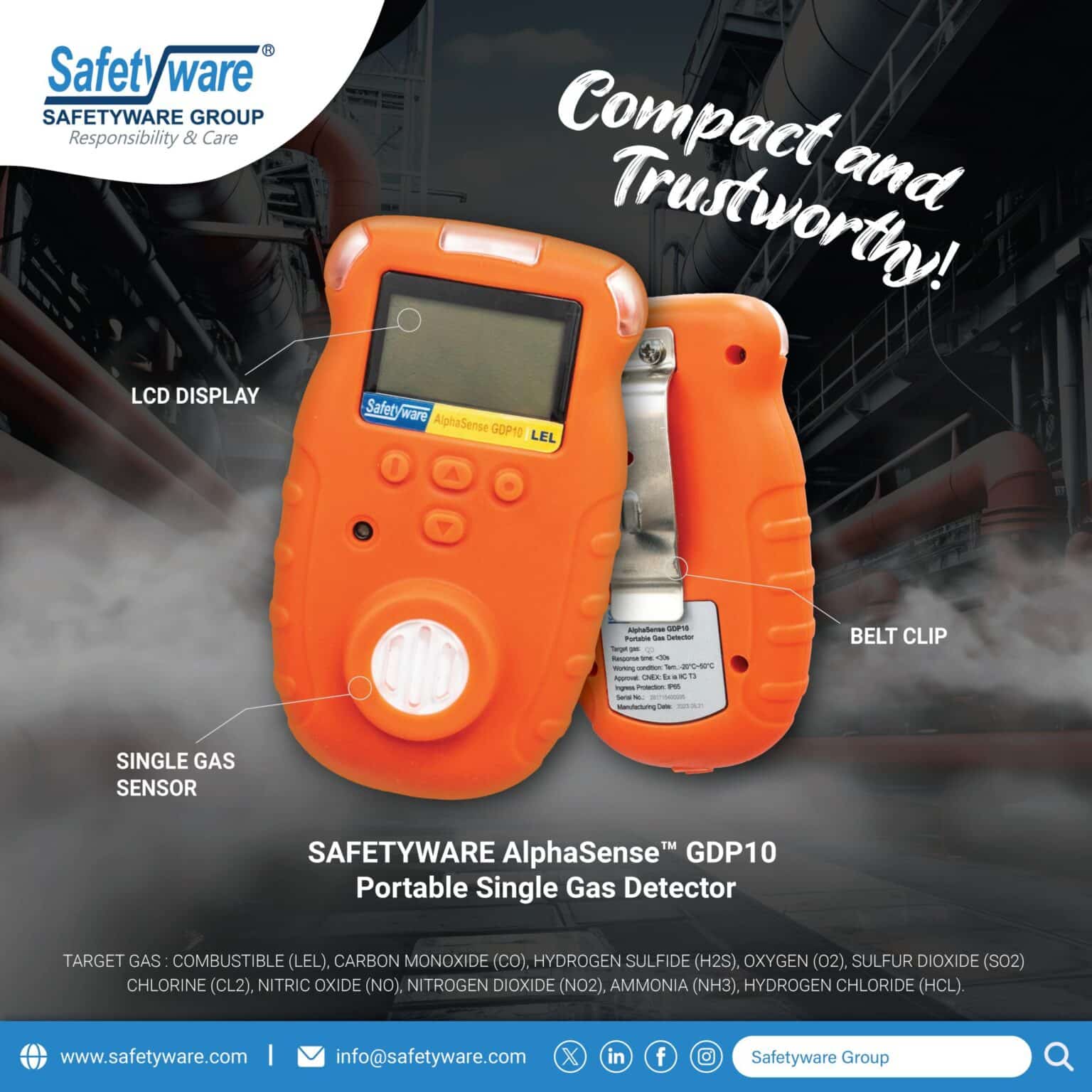 Portable Gas Detector FAQs: Safety & Usage Part 1 | Safetyware