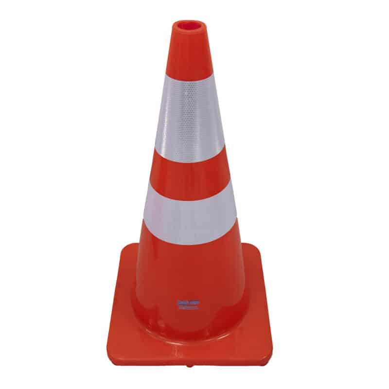 High Visibility SAFETYWARE PE Traffic Cone With Rubber Base ...