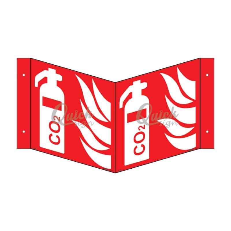 CO2 Fire Extinguisher: High-Quality and Durable Safety Signage