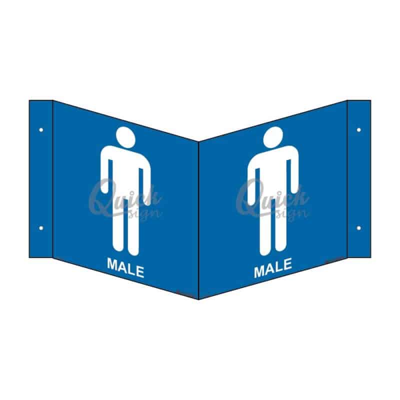 Male and Female Toilet Signage - Highly Visible and Durable