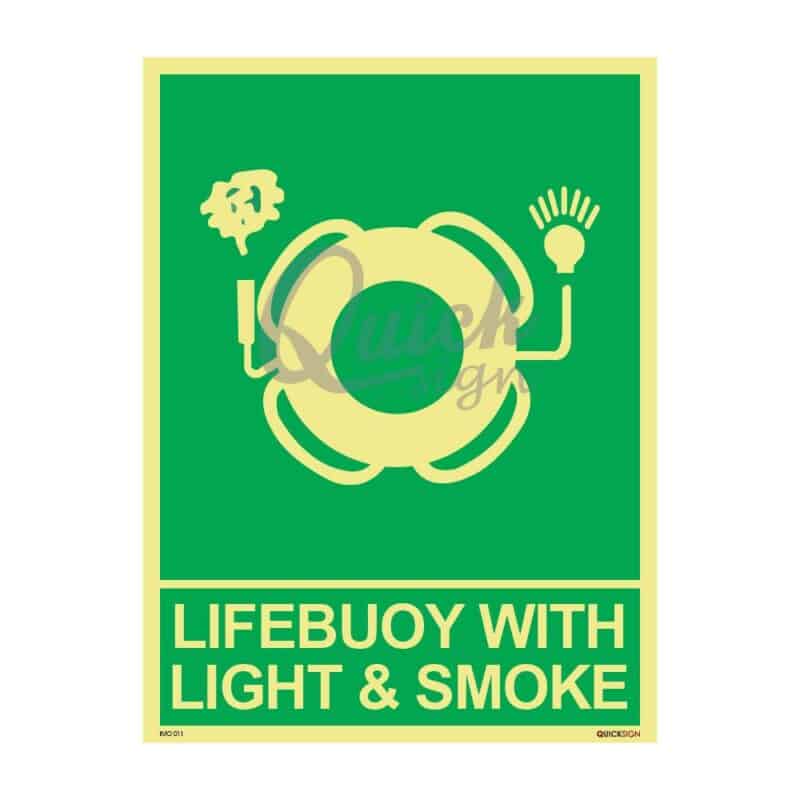 Lifebuoy with Light & Smoke Sign | IMO-Compliant Maritime Safety