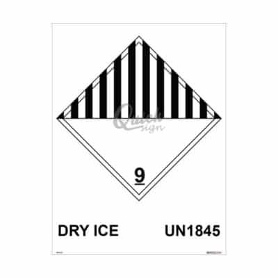 Dry Ice Safety Sign | High-Visibility, Durable & Eco-Friendly