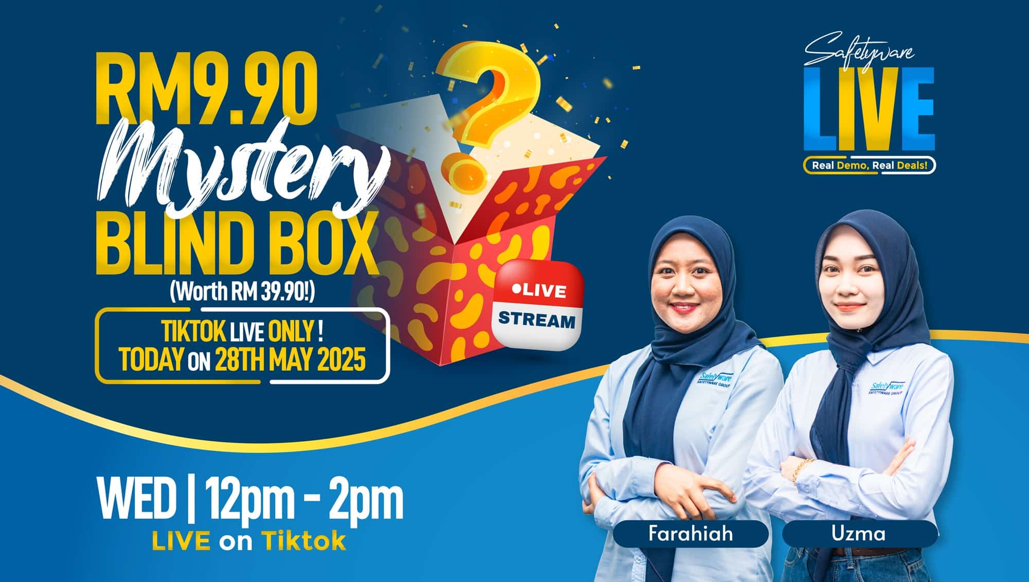RM9.90 Mystery Blind Box PPE TikTok Live | Surprise Deals